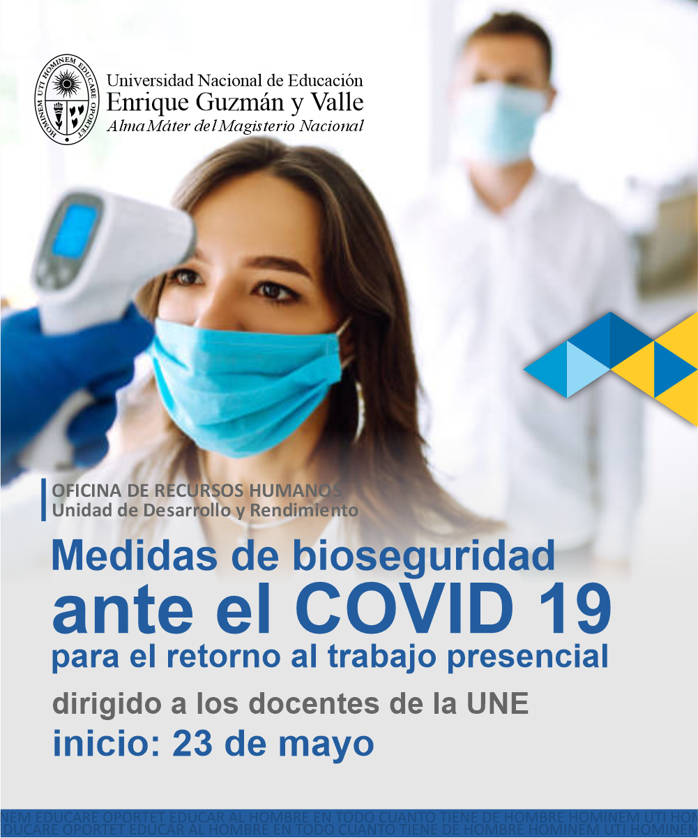 MEDIDAS DE BIOSEGURIDAD ANTE EL COVID 19 PARA EL RETORNO AL TRABAJO ...