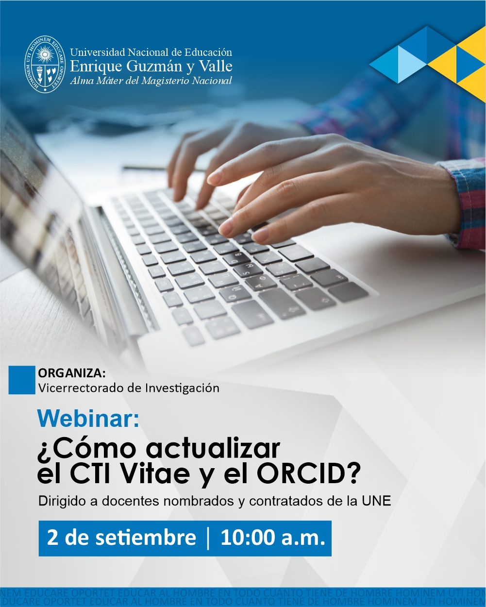 ¿Cómo actualizar el CTI Vitae y el ORCID? – Universidad Nacional de Educación Enrique Guzmán y Valle