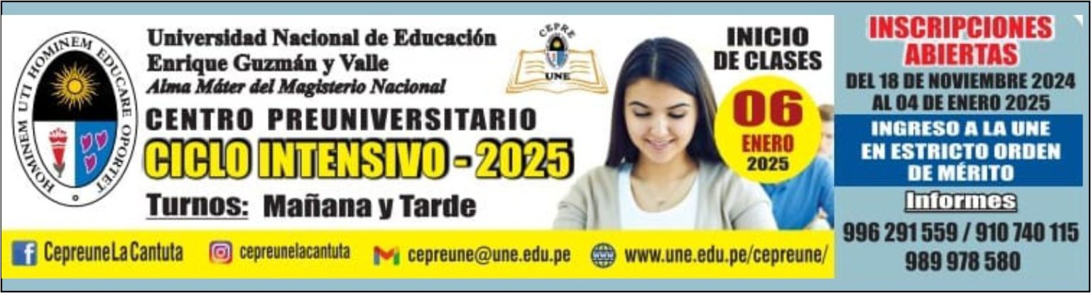 Universidad Nacional de Educación Enrique Guzmán y Valle – UNE